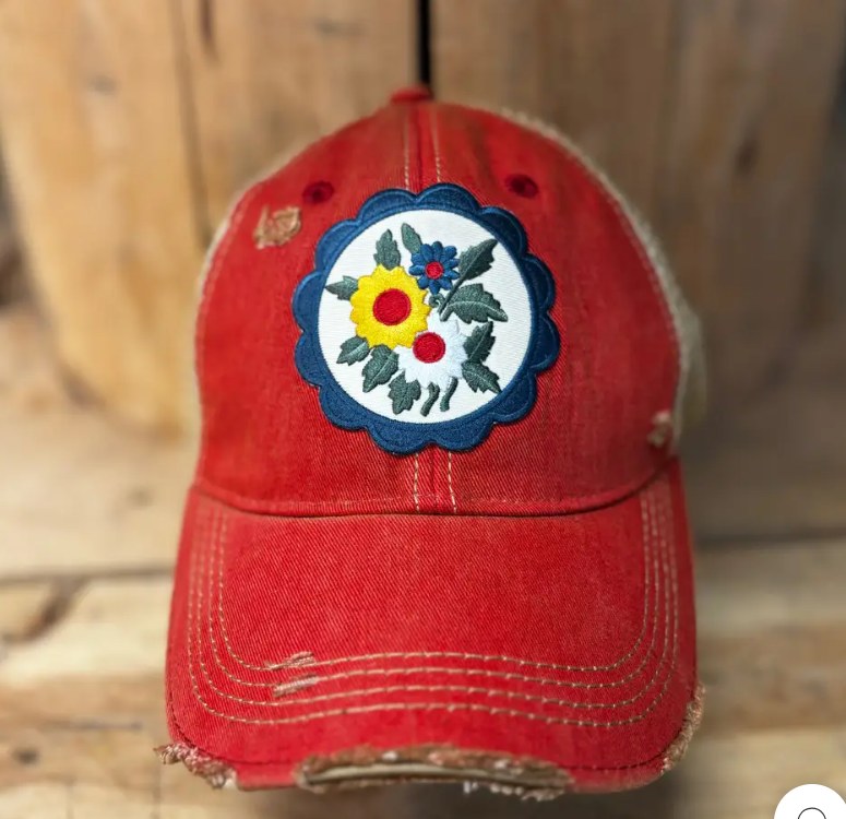 Little Flower Patch Hat – The Goat Stock