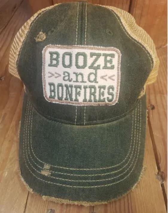 Booze & Bonfires Hat – The Goat Stock